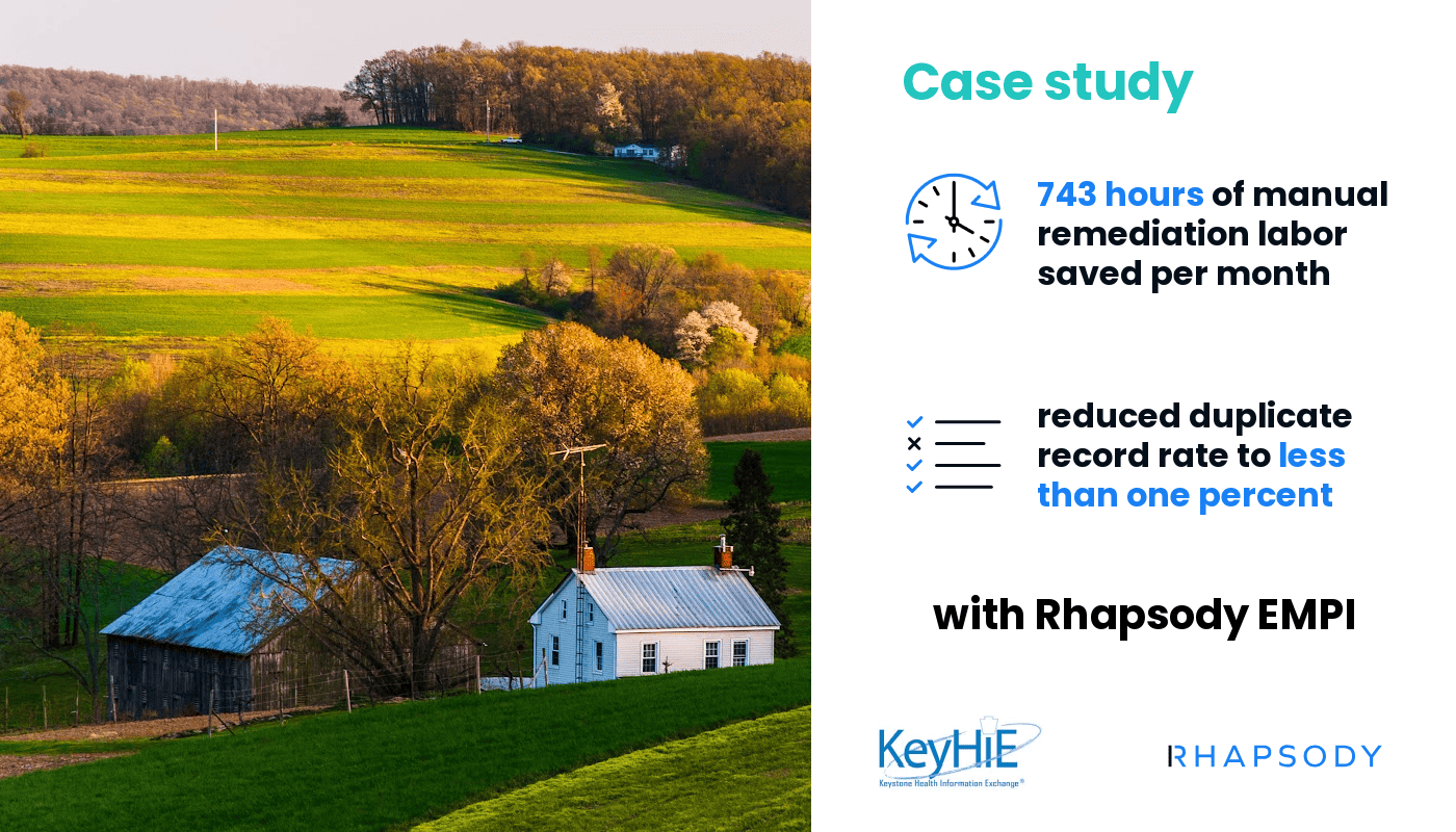 Rhapsody EMPI saves KeyHIE 743 hours of manual labor per month while ...