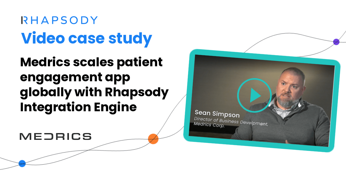 Medrics scales patient engagement app globally with Rhapsody ...