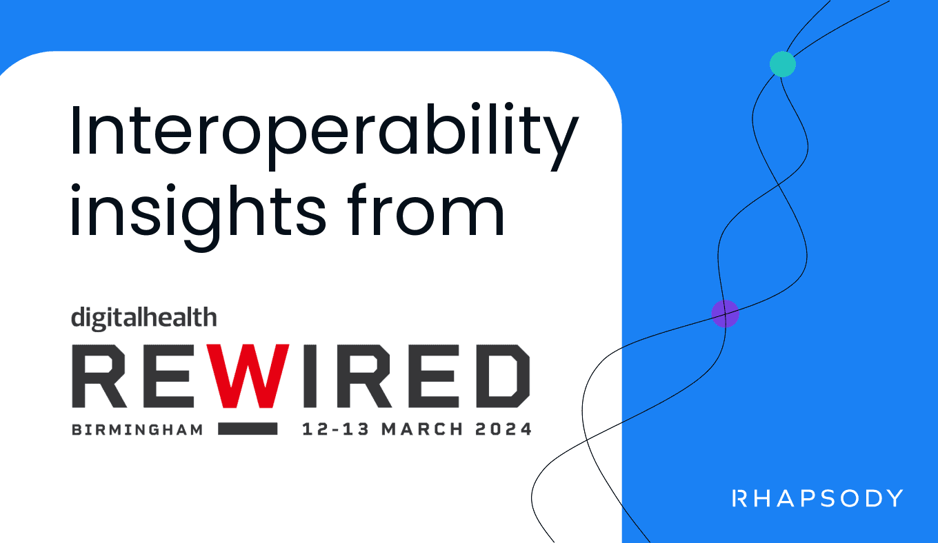 Interoperability insights from Digital Health Rewired 2024 | Rhapsody